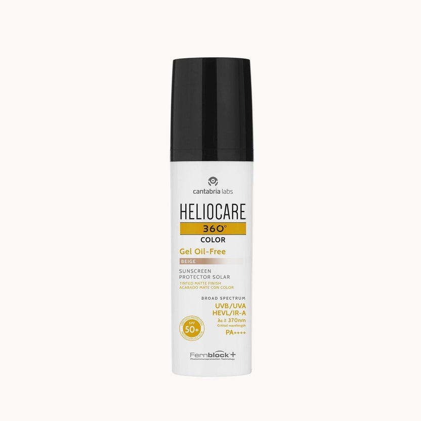 Heliocare 360° Colour Gel Oil-Free SPF50+ Beige 50ml | TheSkinBay ...